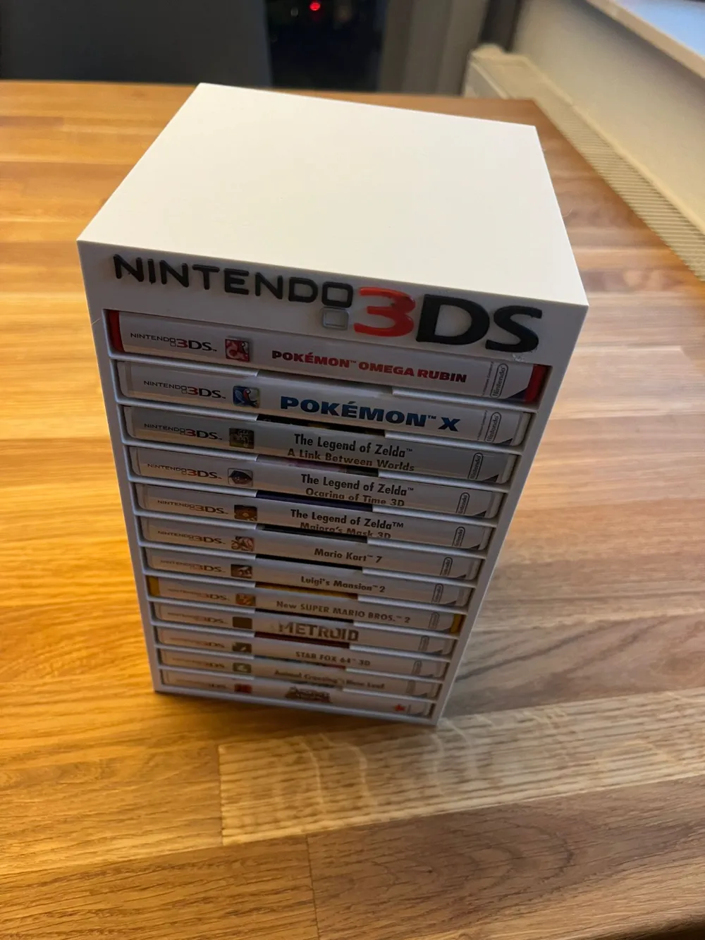 Nintendo 3DS Game Stand / Spiele Halter - Free 3D Print Model - MakerWorld