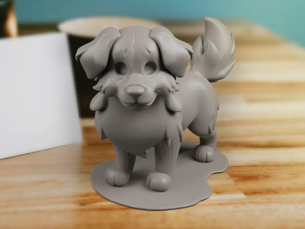 Cute Cartoon Dog – Fun & Easy 3D Print! by Burdello - MakerWorld