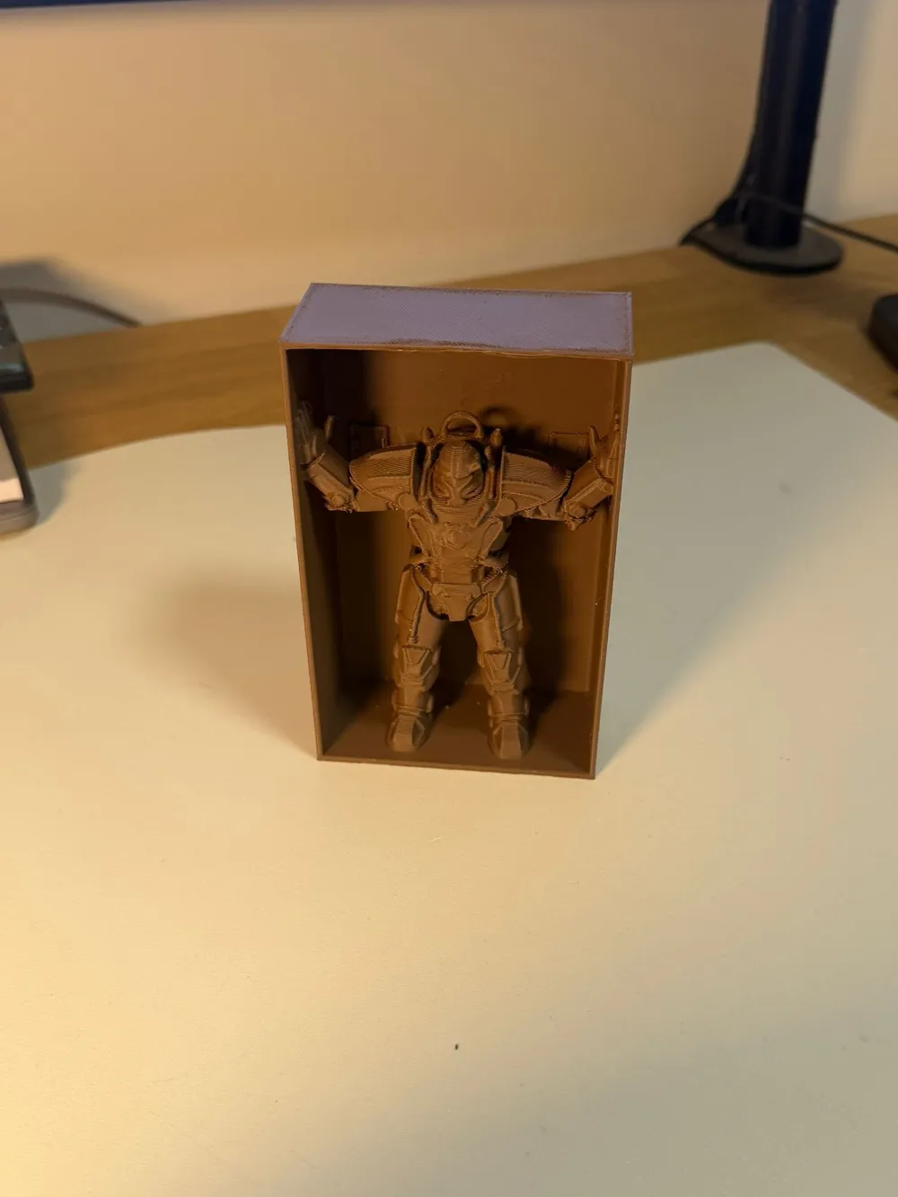 Book Nook - Fallout Power Armor - Free 3D Print Model - MakerWorld