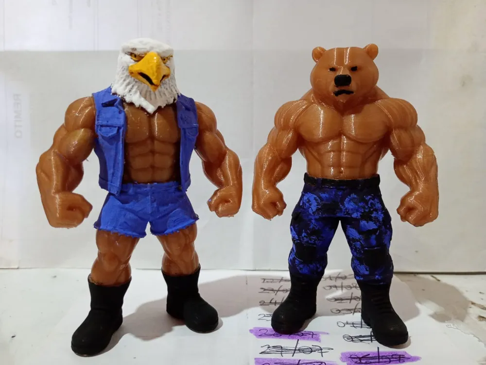 oso guerrero mutante por tala MakerWorld: Descarga Modelos 3D Gratuitos