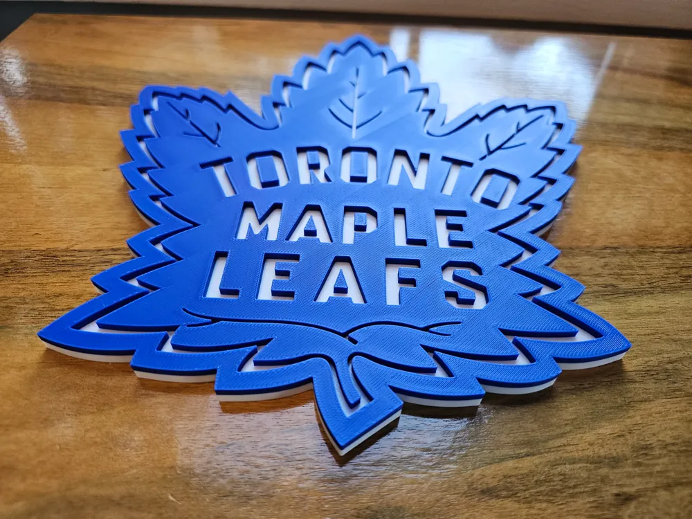 Toronto Maple Leafs 3D Sign by Fast3D - MakerWorld