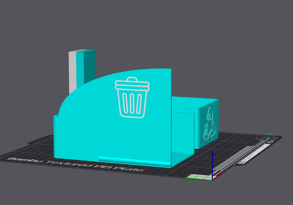 BAMBU LAB A1 - A1 MINI SLIDER POOP BUCKET - BAMBU LAB LOGO IN by ...