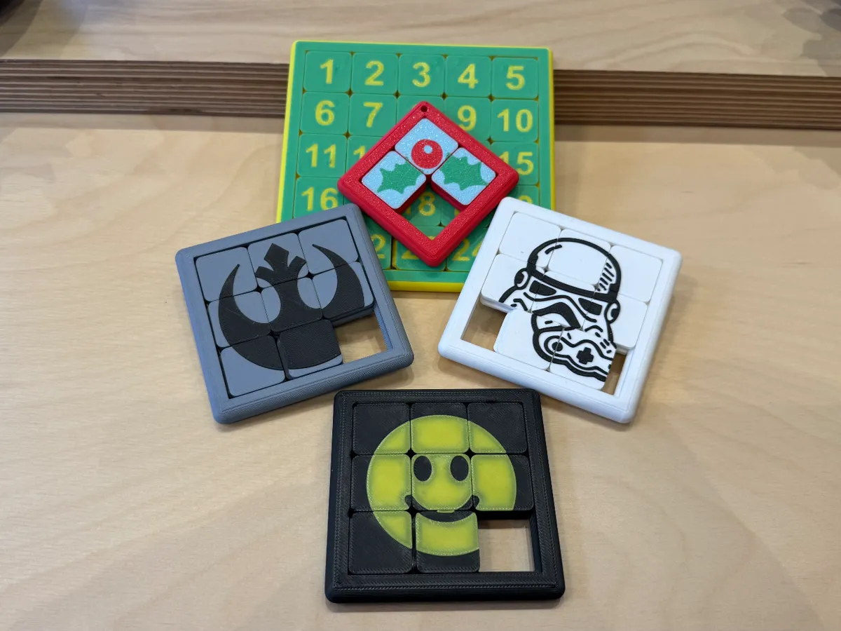 Customizable Sliding Puzzle Generator - Free 3D Print Model - MakerWorld