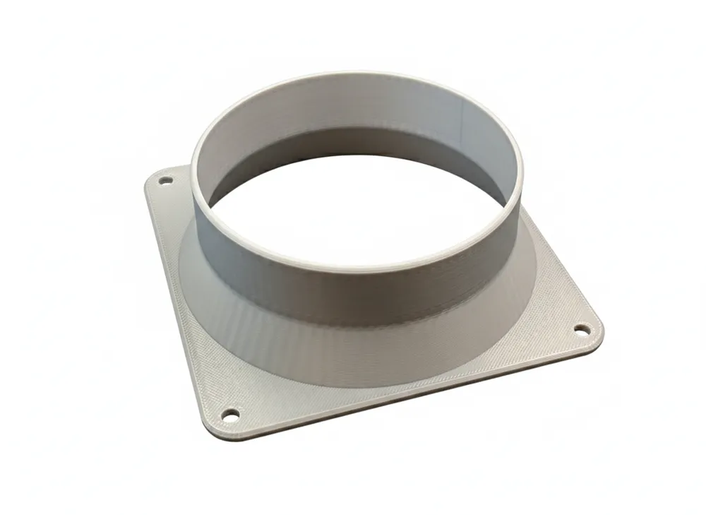 4 Inch Vent Hose to 120mm PC Fan Adapter - Free 3D Print Model - MakerWorld