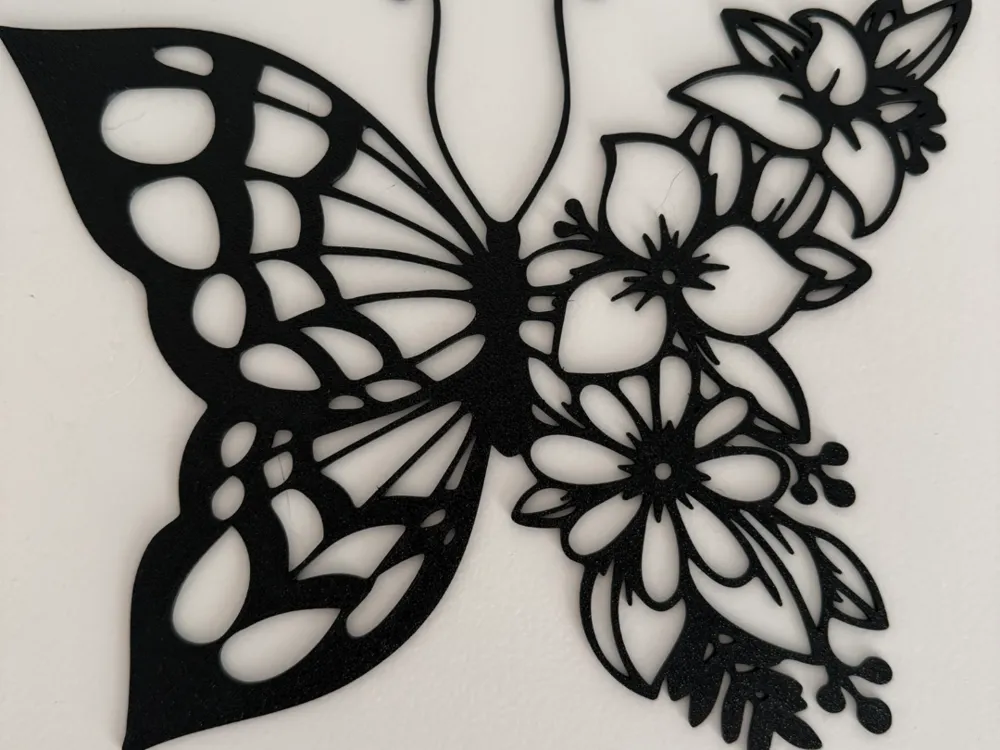 Flower butterfly - Free 3D Print Model - MakerWorld