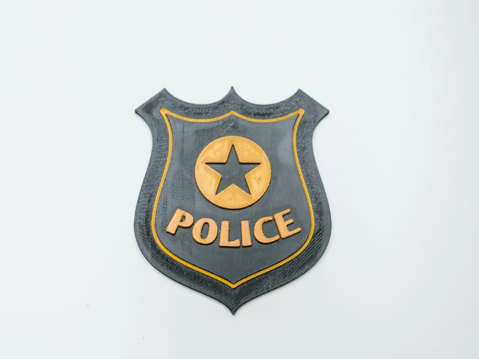 Police badge by Jannes MakerWorld: Download Free 3D Models