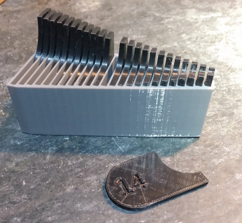 Radienlehre von 2 - 25mm - Radius; Radien by Matorr - MakerWorld