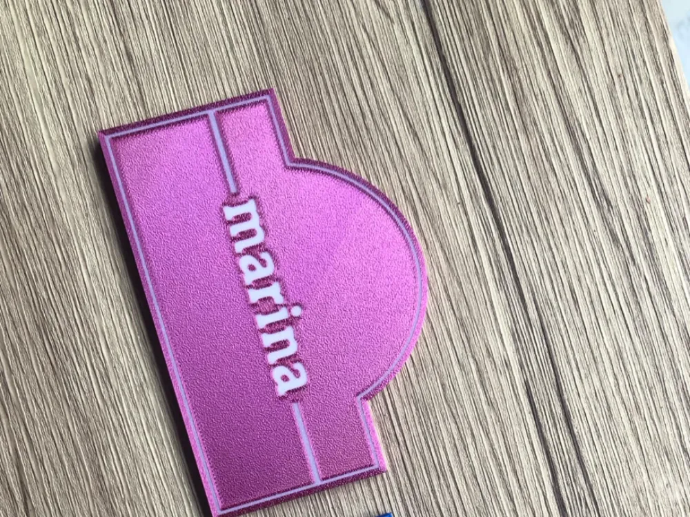 Marina nameplate by mimychoa - MakerWorld