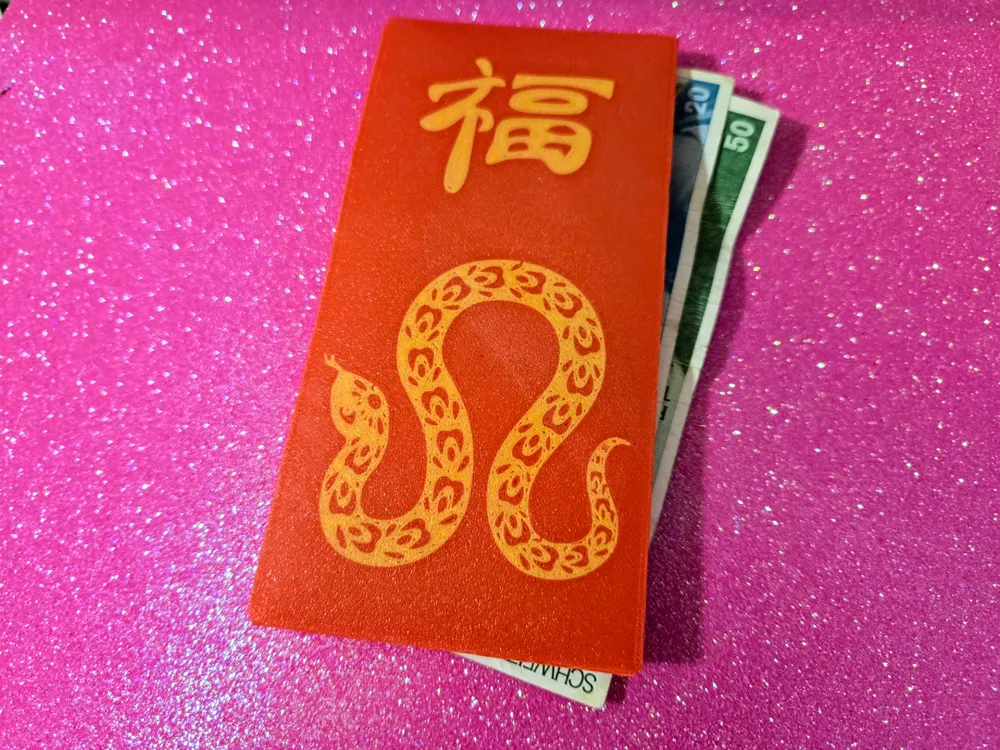 Red Envelope - 新年红包 - Year of the Snake by daniele_zomg - MakerWorld