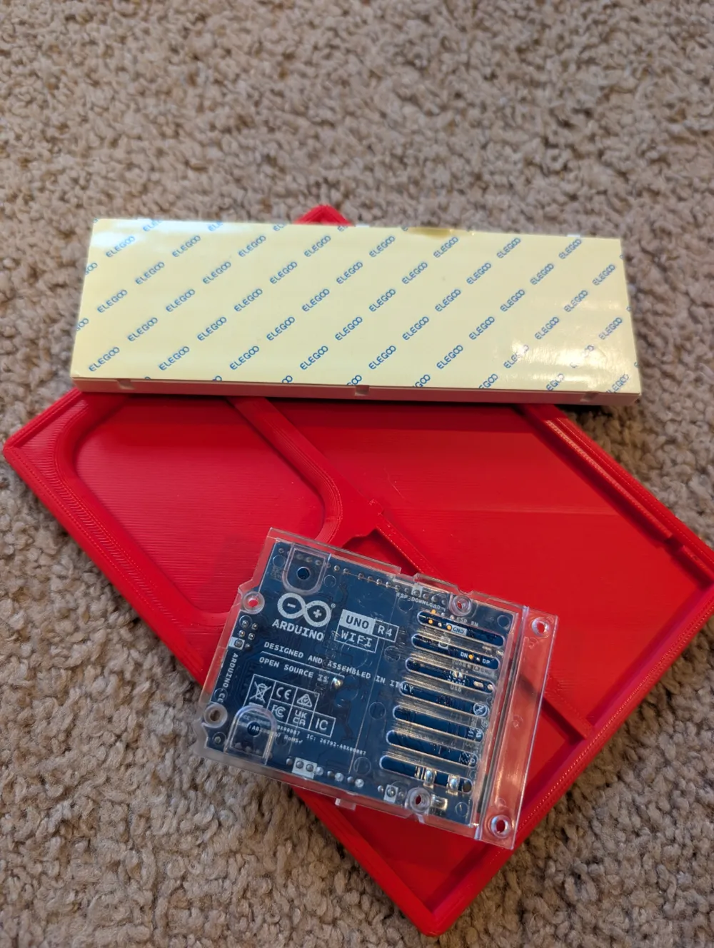 Project Board Arduino Uno 4 W Elegoo Breadboard By Djeffries Makerworld