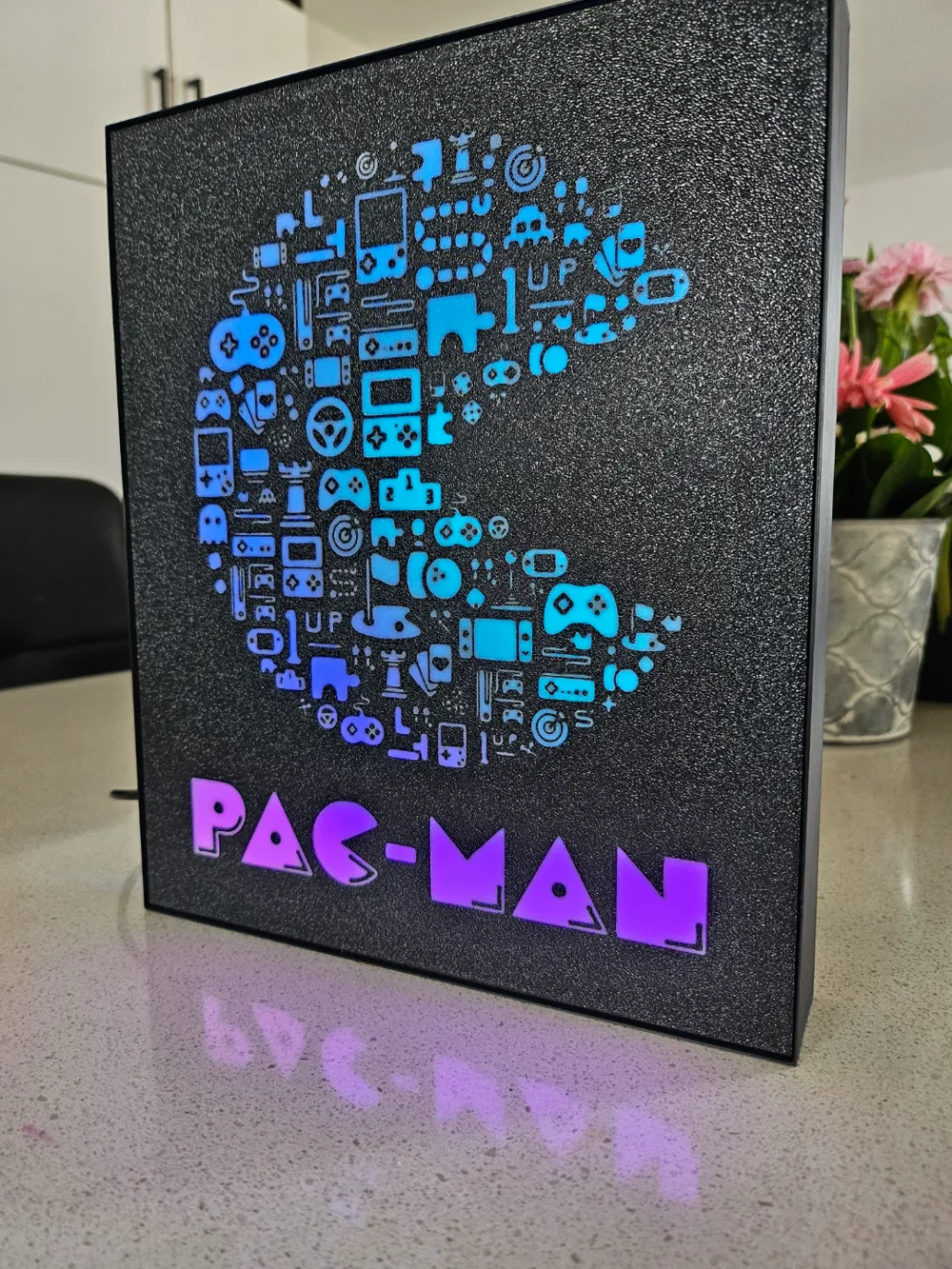 Pac-Man-Gaming LED Lamp by Tommy Gun - MakerWorld