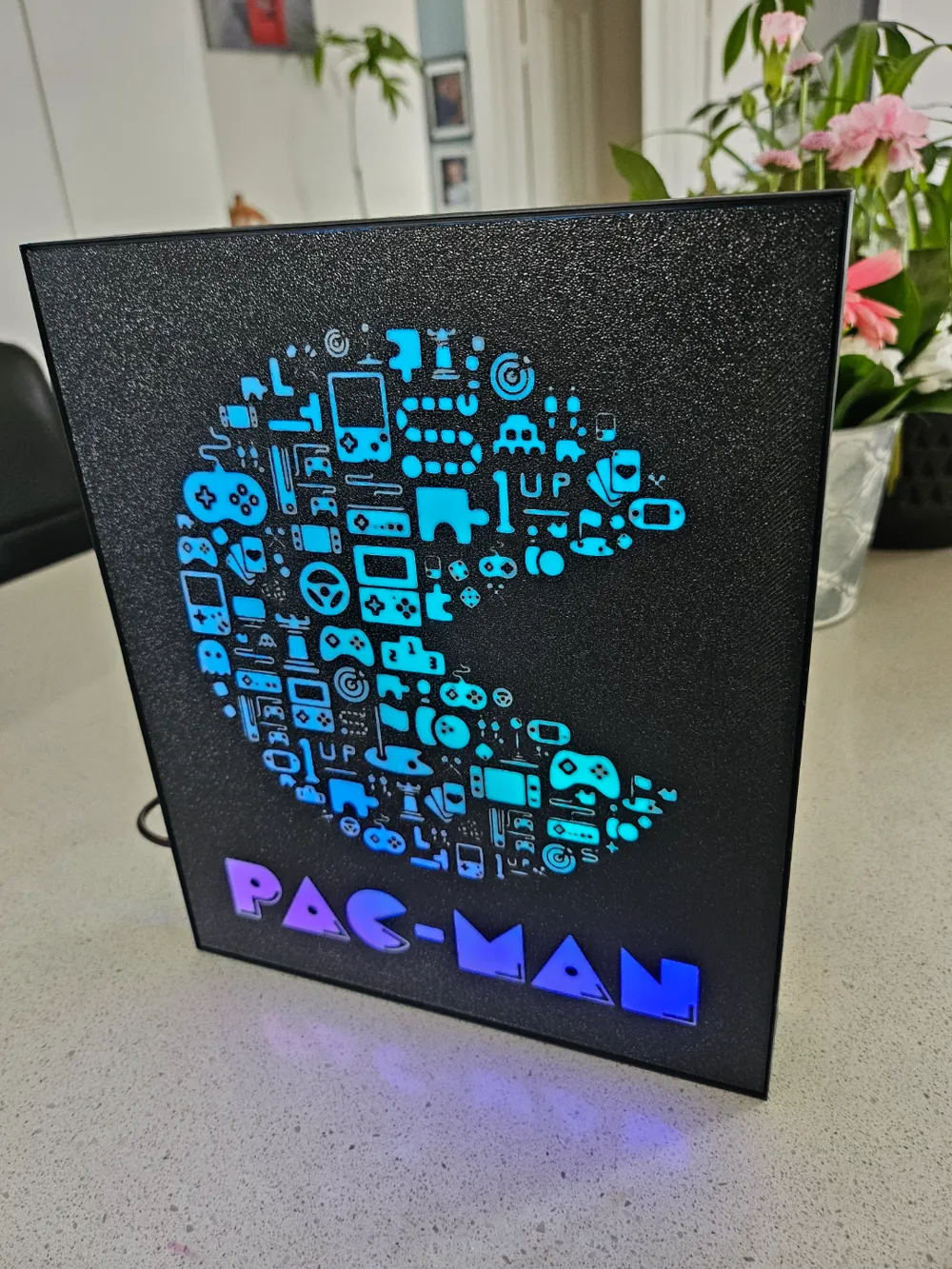 Pac-Man-Gaming LED Lamp by Tommy Gun - MakerWorld