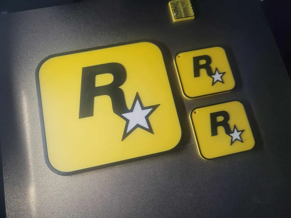 RockStar Games Logo Decal Magnet and Keychain GTA by phillipjfry ...