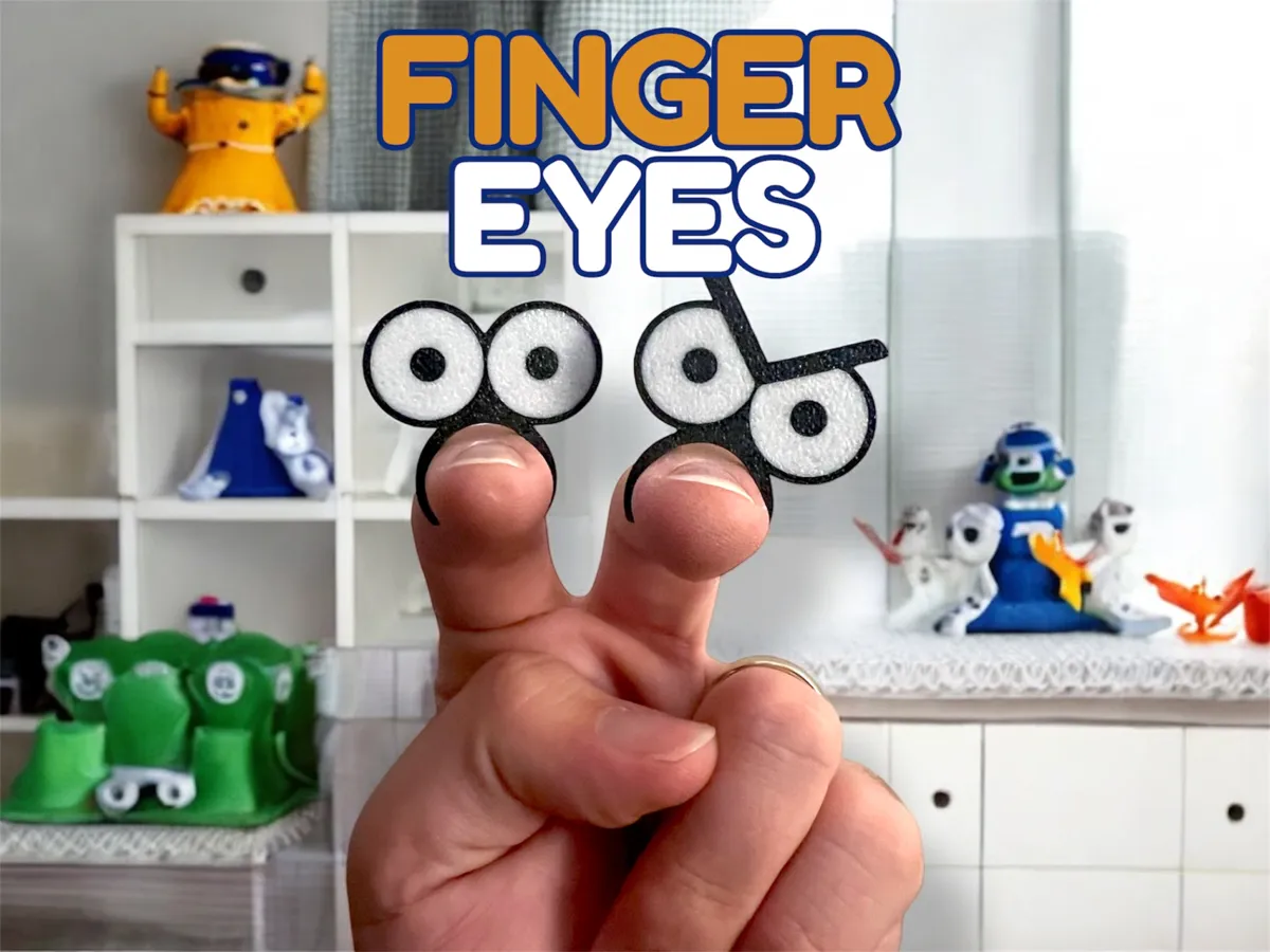 Kid's Toy - Finger Eyes - Free 3D Print Model - MakerWorld