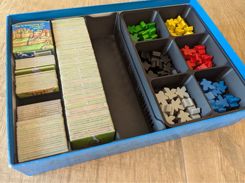 Carcassonne Organizer / Box Insert by sabesnait - MakerWorld