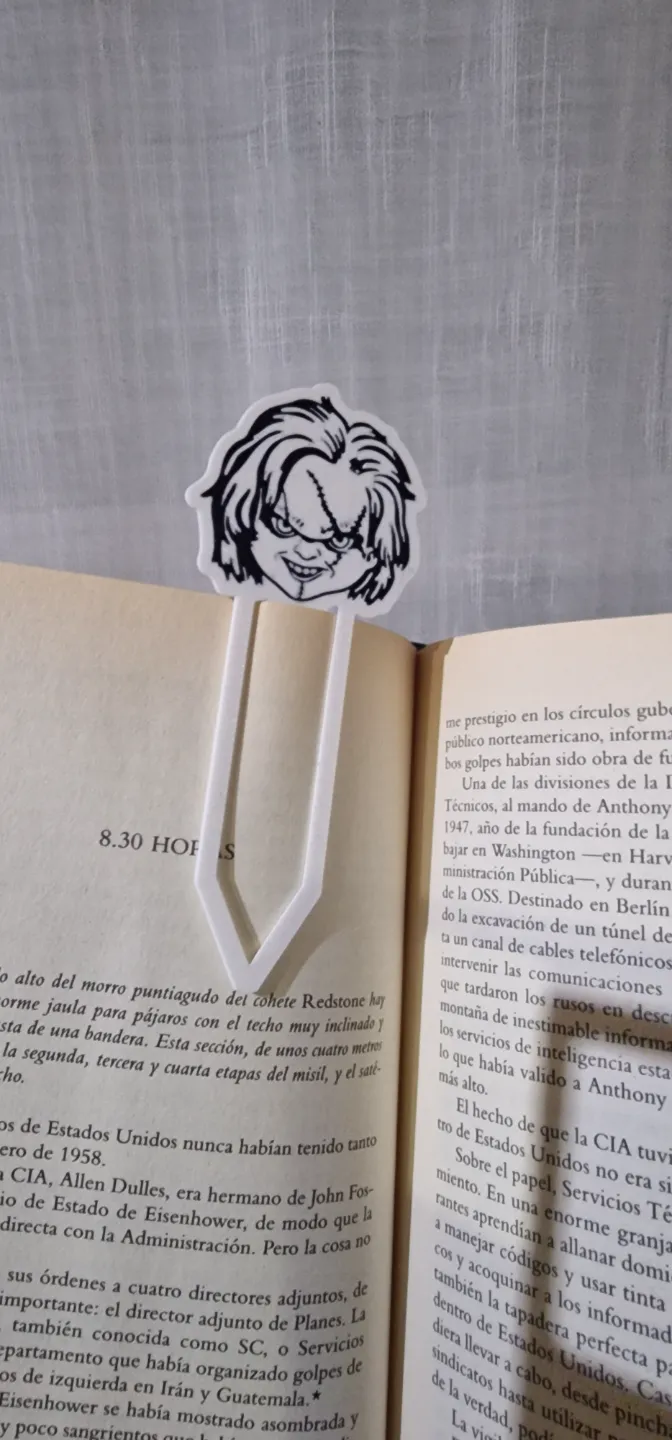 Chucky bookmark Chucky Bookmark by darvil66 MakerWorld: Download Free ...