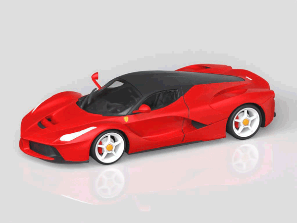 【Ferrari Laferrari】フェラーリ・ラフェラーリ 1/24スケールボディ 内装/タイヤ可動 by SAMPAN棱界复刻 MakerWorld：無料3Dモデルをダウンロード