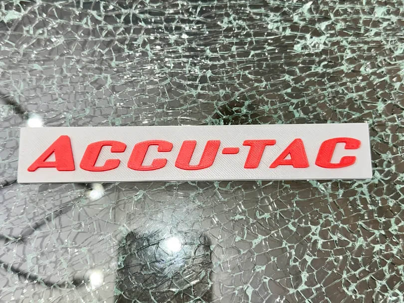 Accu-Tac Logo - Free 3D Print Model - MakerWorld