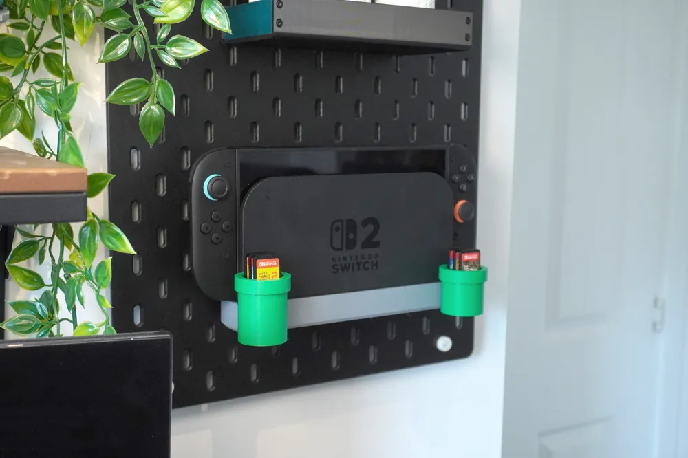 Switch 2 Dock Pipes Edition Wall/Skadis mount - Free 3D Print Model ...