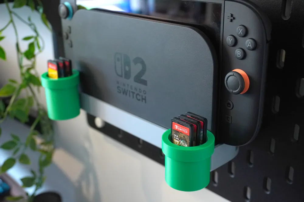 Switch 2 Dock Pipes Edition Wall/Skadis mount - Free 3D Print Model ...
