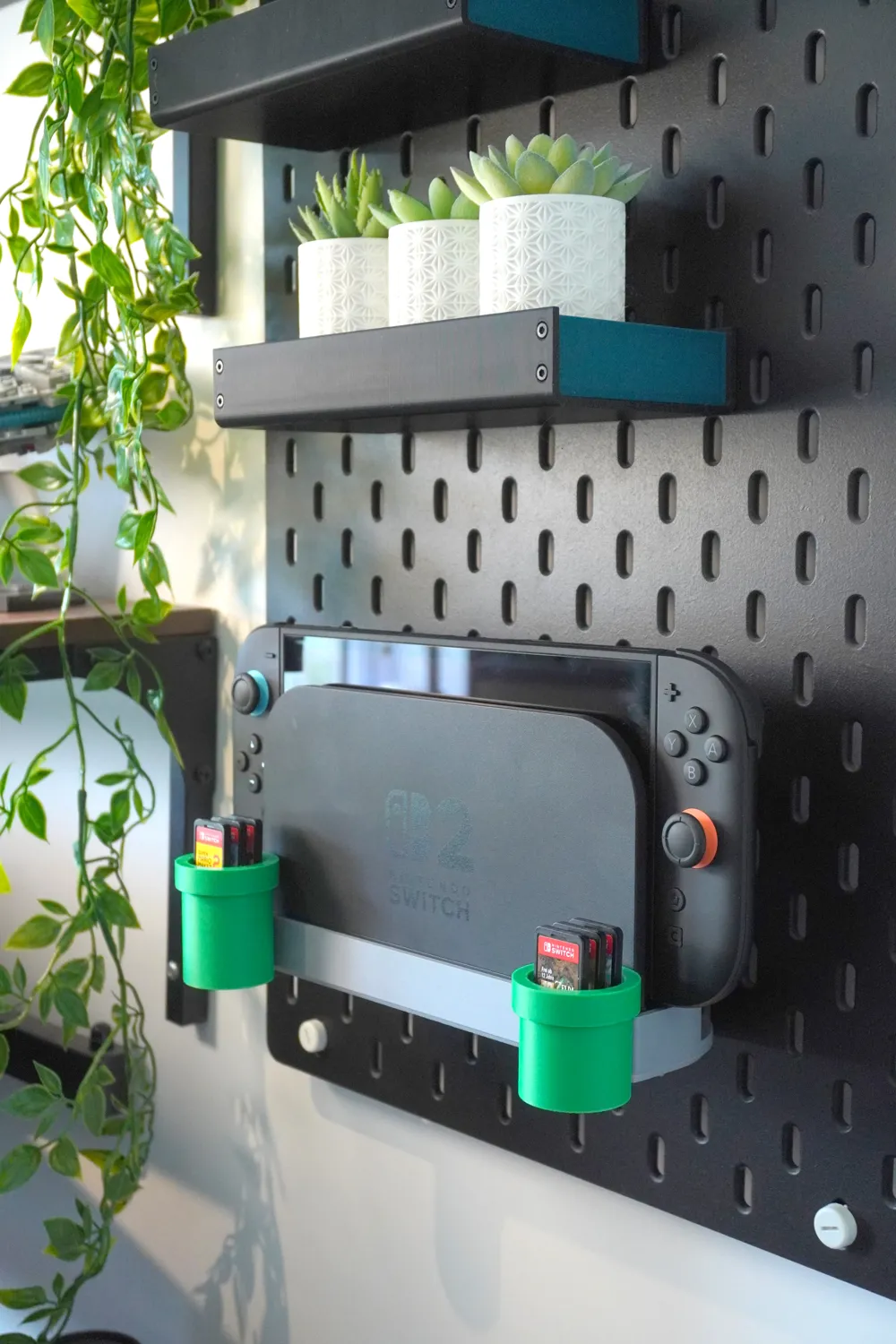 Switch 2 Dock Pipes Edition Wall/Skadis mount - Free 3D Print Model ...