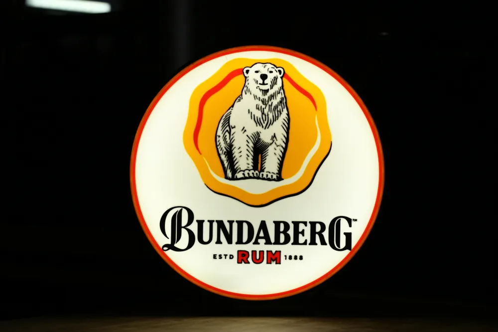 Bundaberg Rum Bundy Bear & Rosette LED Light Box - Free 3D Print Model ...
