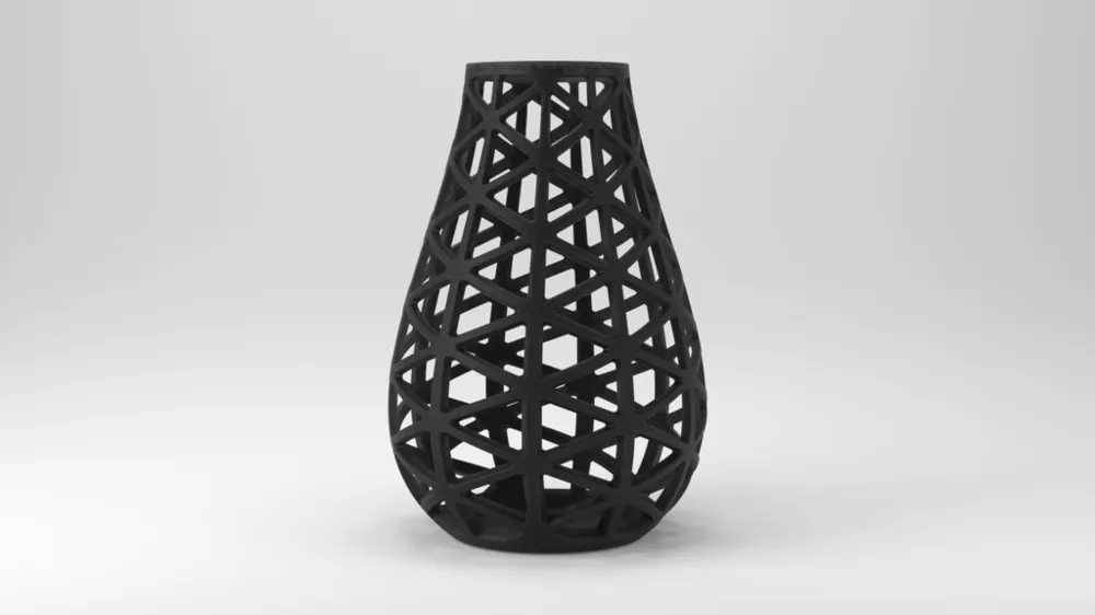 Triangle Lattice Vase by jwalker55 - MakerWorld