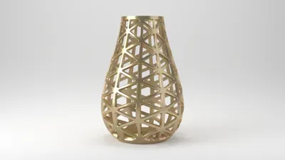 Wavy Lattice Vase by jwalker55 - MakerWorld