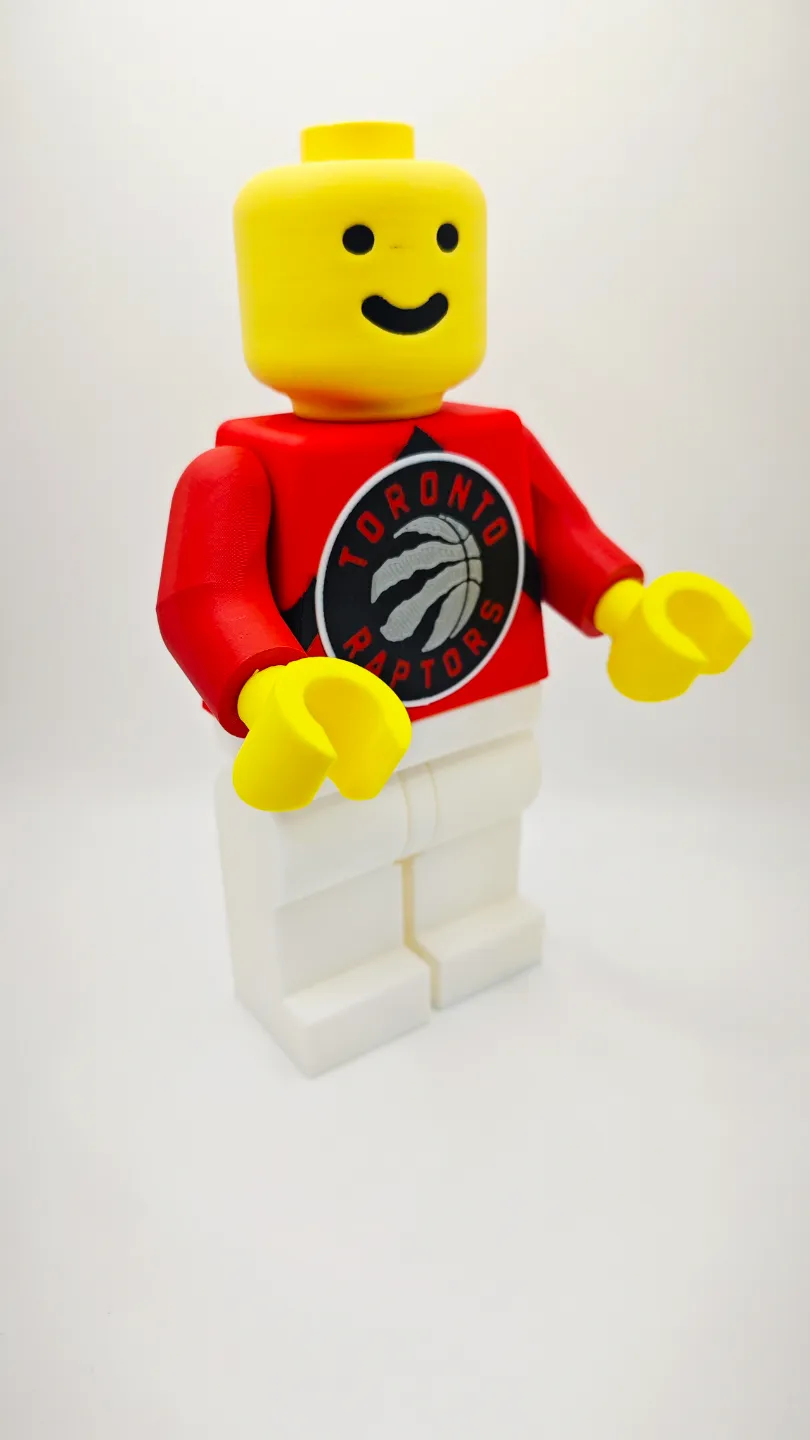 NBA Brick Man - Toronto Raptors (500%) - Free 3D Print Model - MakerWorld