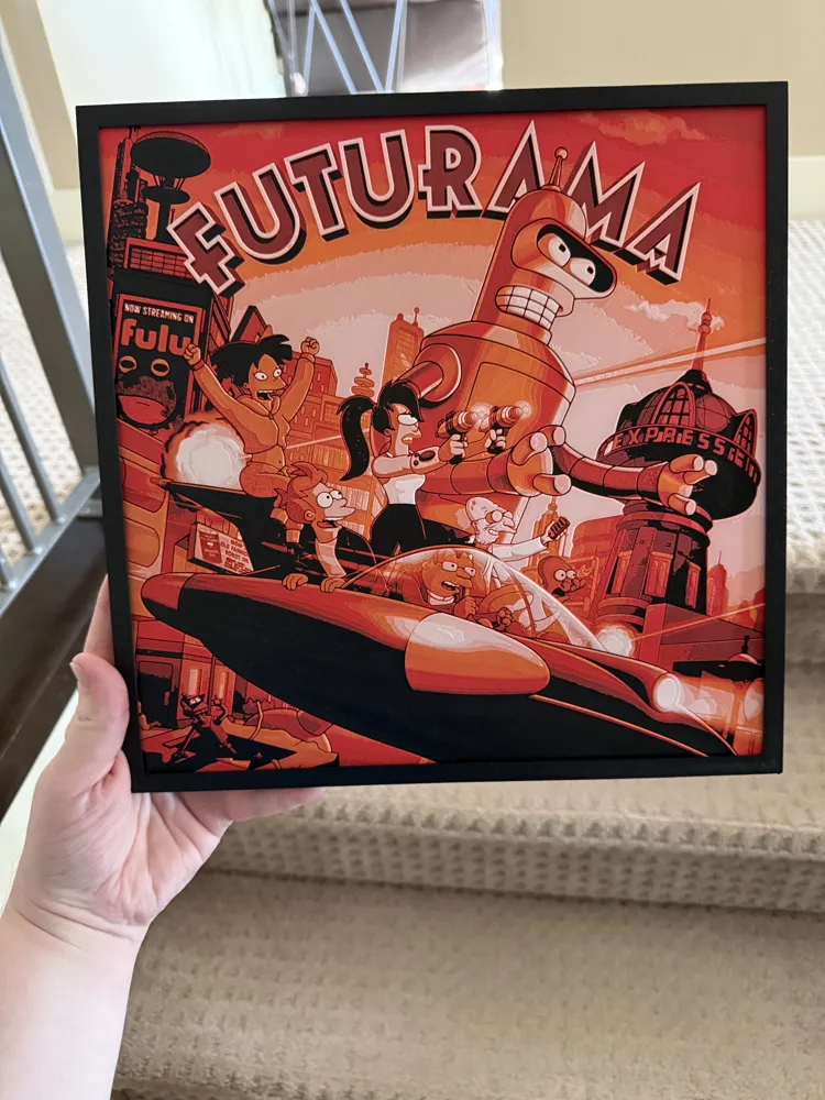 Futurama Poster - Free 3D Print Model - MakerWorld