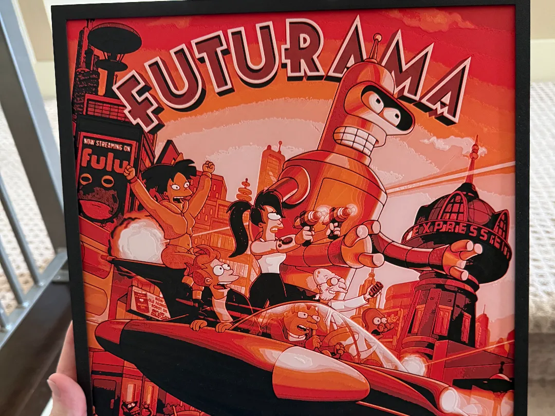 Futurama Poster - Free 3D Print Model - MakerWorld
