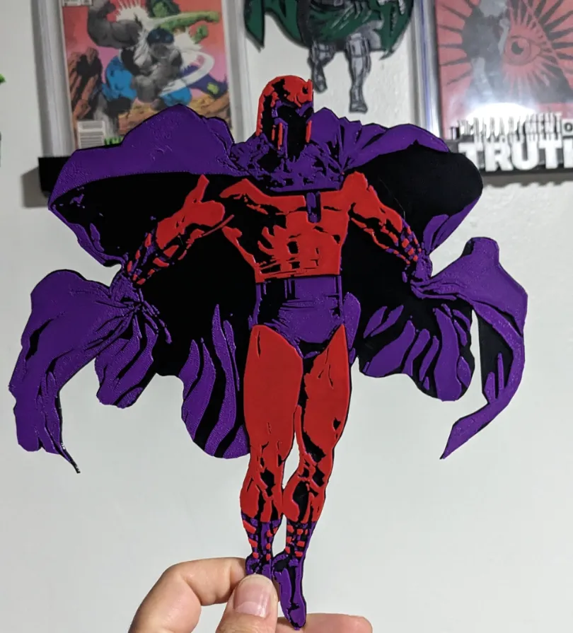 Magneto Wall art by standitupstore - MakerWorld
