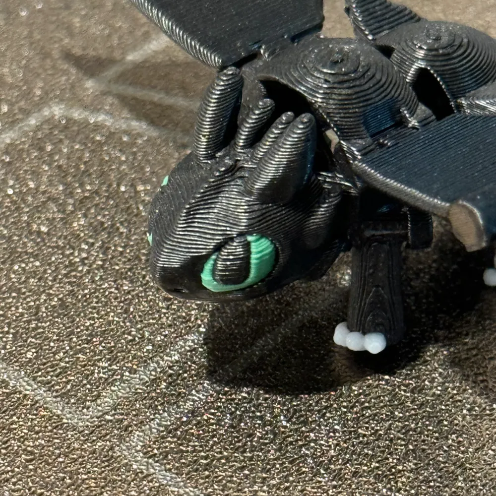 Articulated Mini Toothless [Print In Place] by Waffly3D MakerWorld ...
