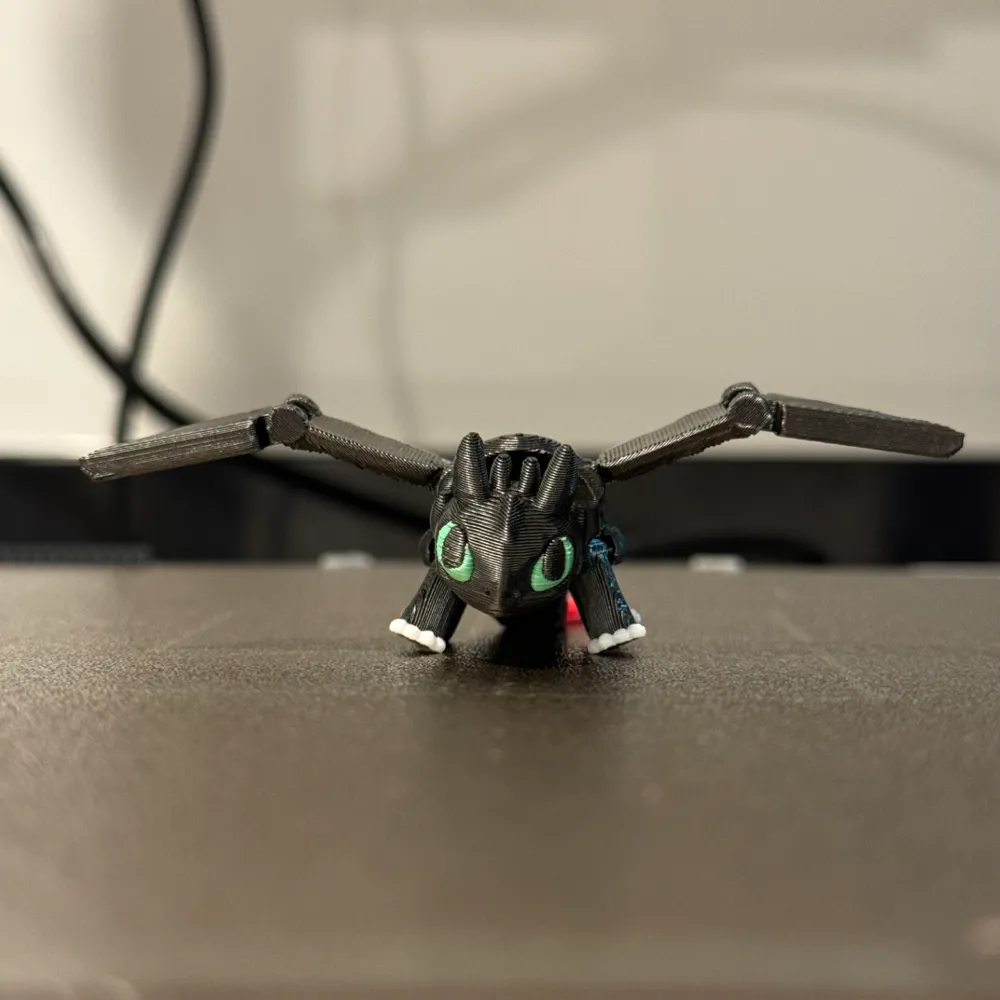 Mini Toothless Articulado [Imprimible en su lugar] por ...