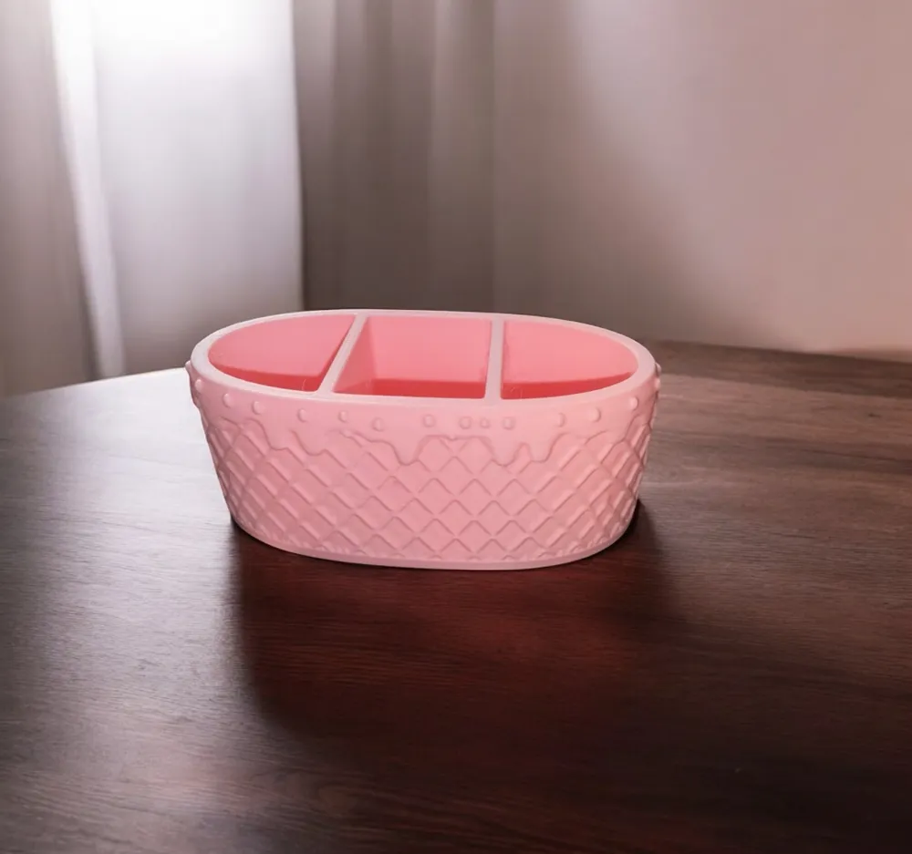 浴室整理器 冰淇淋圣代主题 - 免费 3D 打印模型 - MakerWorld