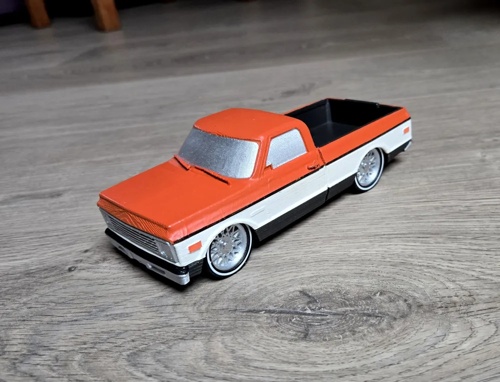 1971 Chevrolet C10 Cheyenne Pickup Truck - Free 3D Print Model - MakerWorld