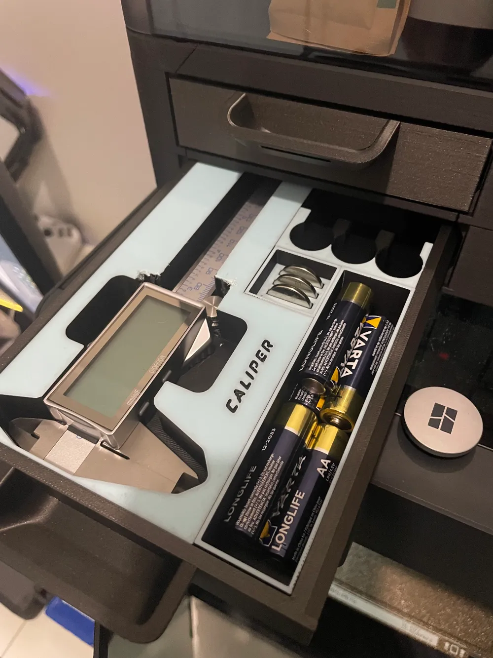 Babo System- CR2032 Holder Insert for a 1x1 Box by Zenergizer - MakerWorld