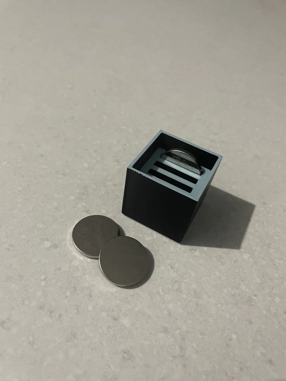 Babo System- CR2032 Holder Insert for a 1x1 Box by Zenergizer - MakerWorld