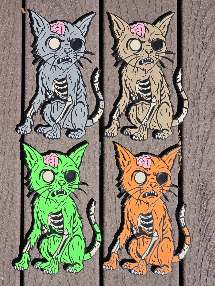 Zombie Cat - Display, Wall, Shelf, Horror by Ahkikiw MakerWorld ...