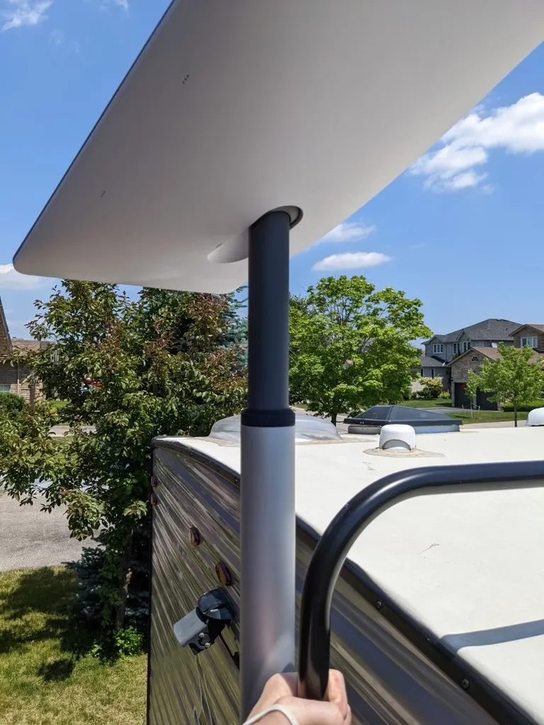 Starlink Gen 3 Dishy flag pole adapter / collar (fits 2 inch diameter ...