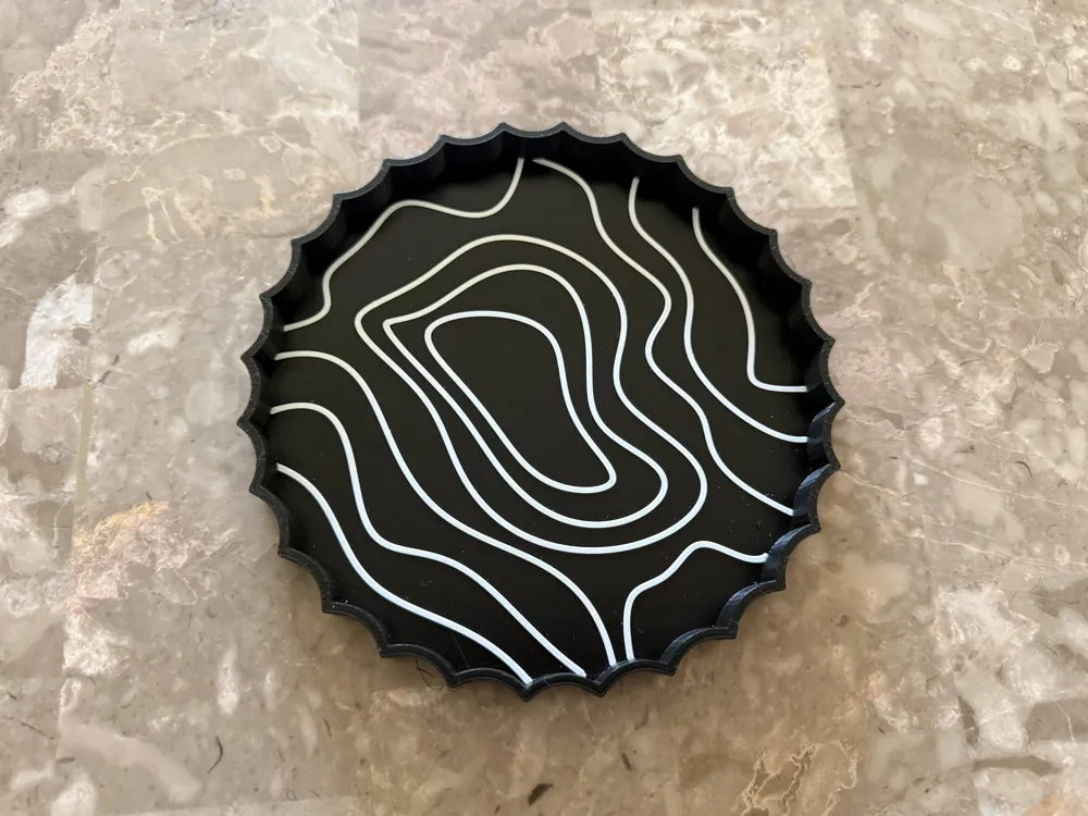 Modern Round Tray - Free 3D Print Model - MakerWorld