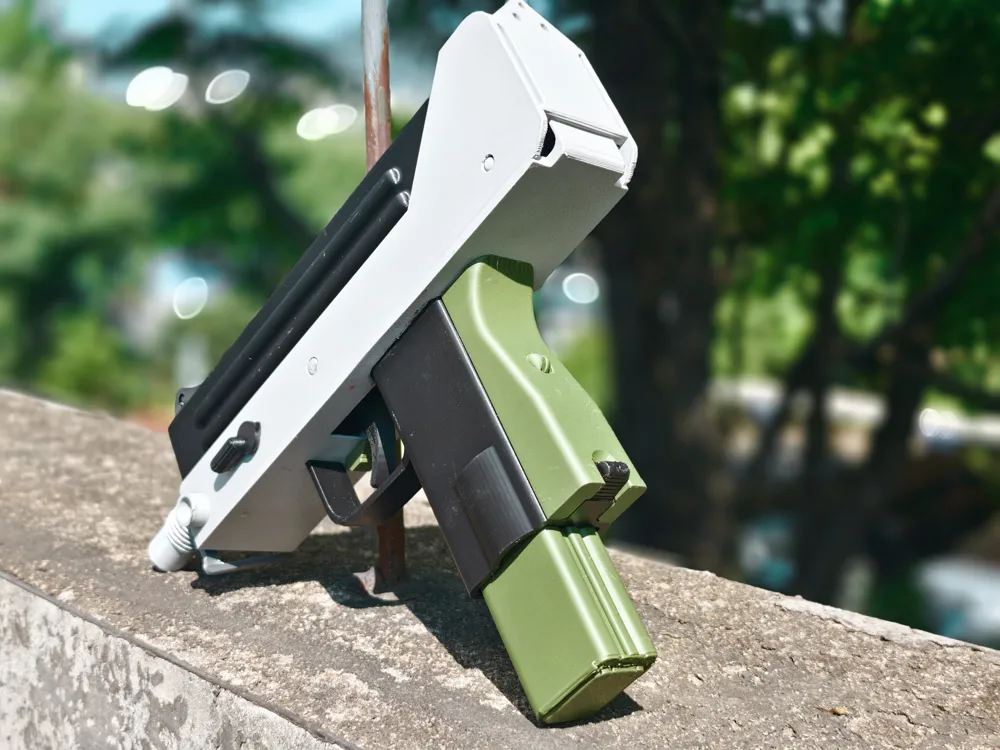 MAC-10 submachine gun toy pistol（No launch） by 补补觉去 MakerWorld ...