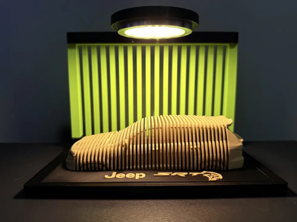 Jeep Grand Cherokee SRT (Wk2) Layered Car model! - Free 3D Print Model ...