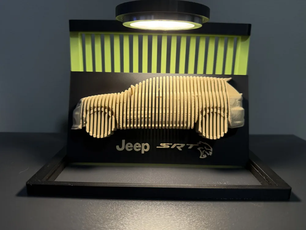 Jeep Grand Cherokee SRT (Wk2) Layered Car model! - Free 3D Print Model ...