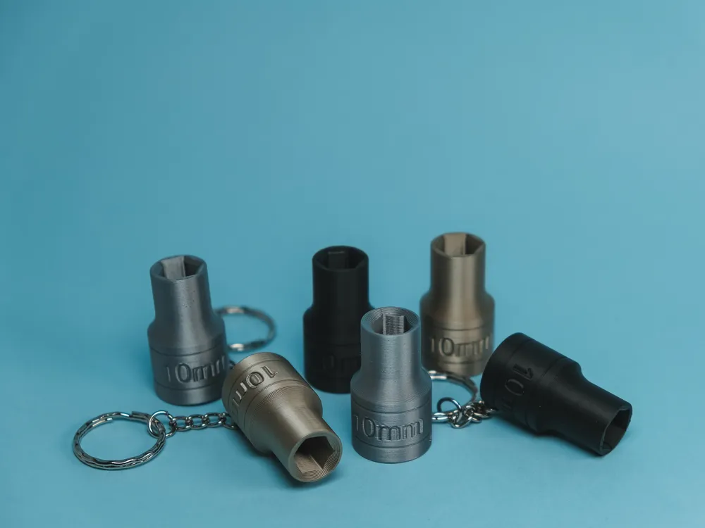 10mm Socket Keyring by KL Worx MakerWorld: Download Free 3D Models