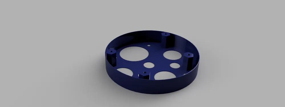 Unifi U6 LR wall mount with extra cable space by Dvdb - MakerWorld