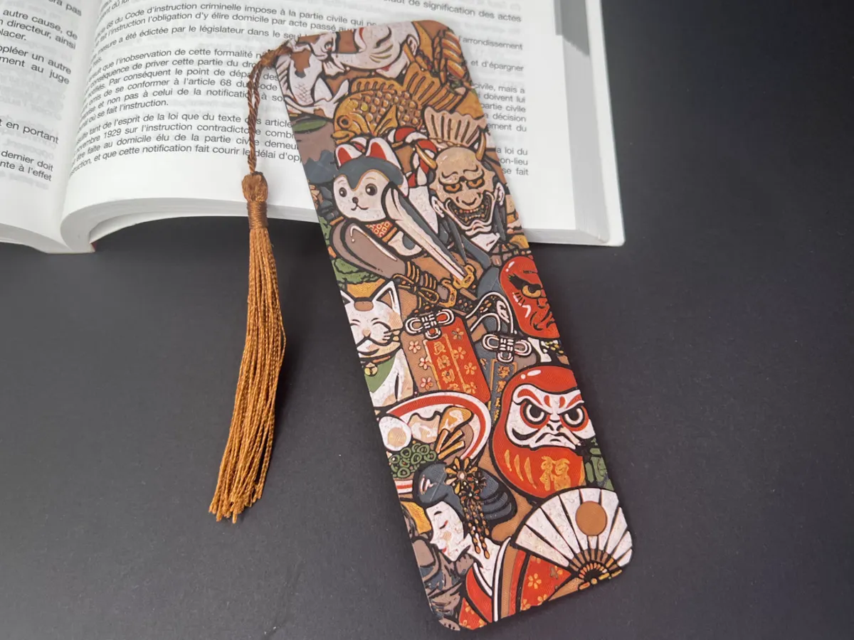 Little Spirits of Japan - Bookmark by Pixelux Art MakerWorld: Download ...