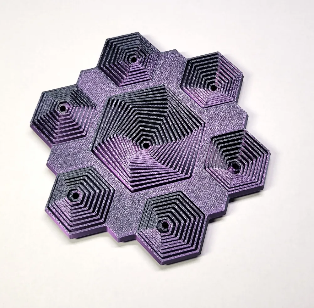 Ultimate Hexagon Combo Fidget by midar3d MakerWorld: Download Free 3D ...