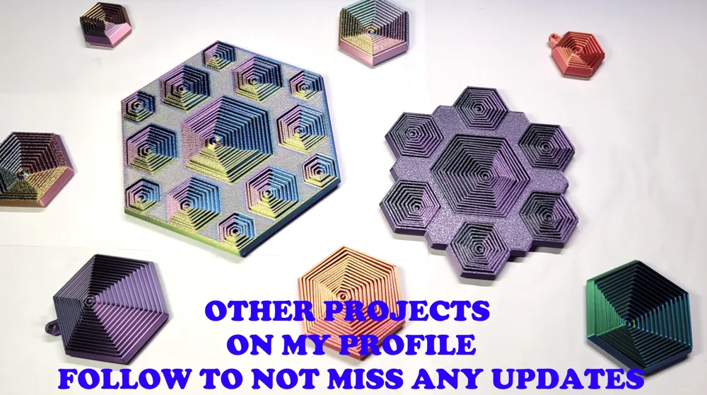 Ultimate Hexagon Combo Fidget by midar3d MakerWorld: Download Free 3D ...
