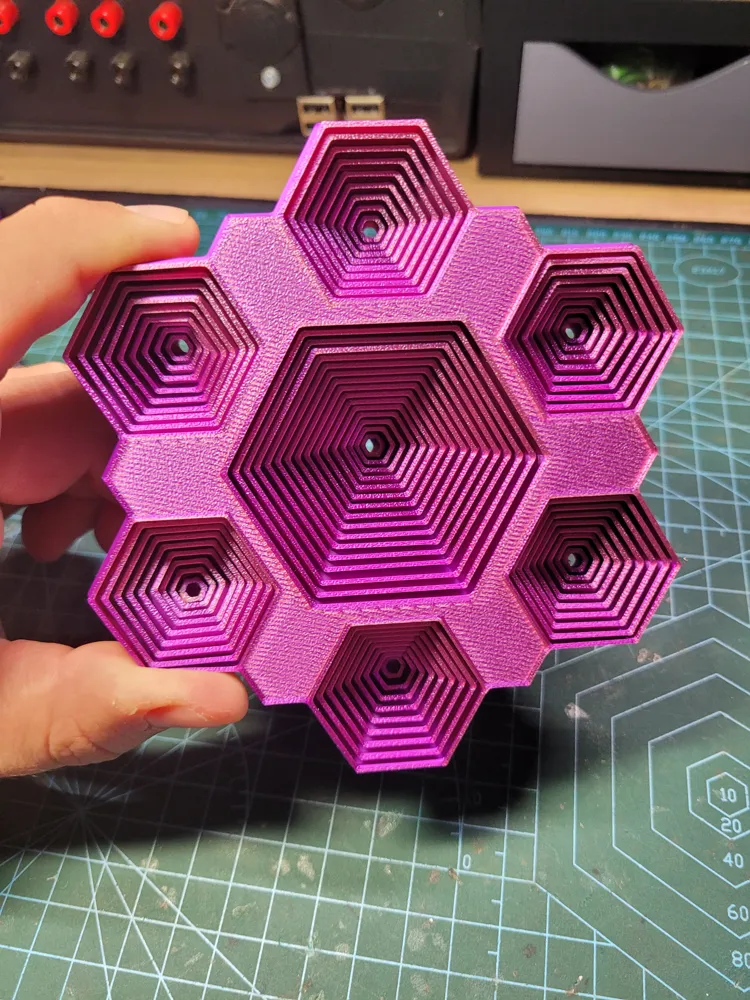 Ultimate Hexagon Combo Fidget by midar3d MakerWorld: Download Free 3D ...